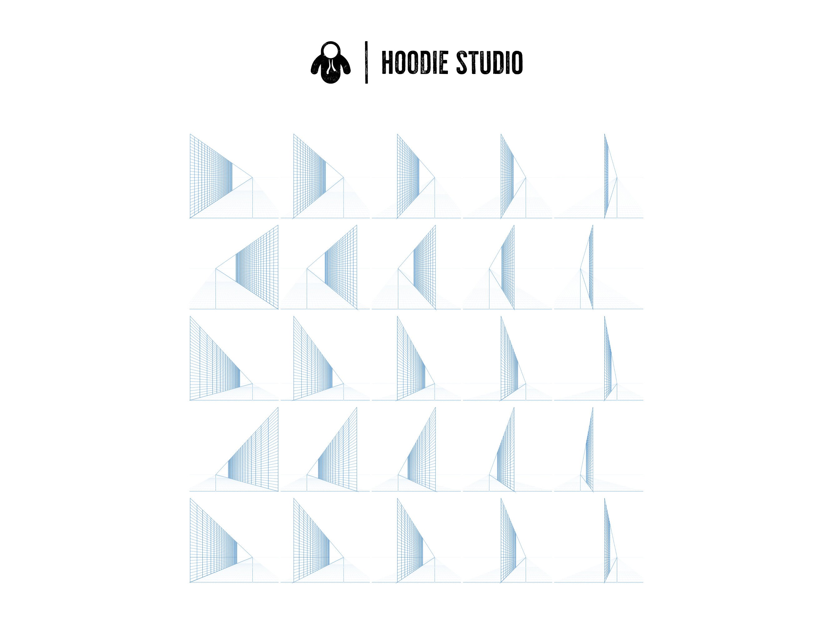 Perspective Stamp Brushes for Procreate: 1, 2, & 3 Point Grids (digital ...