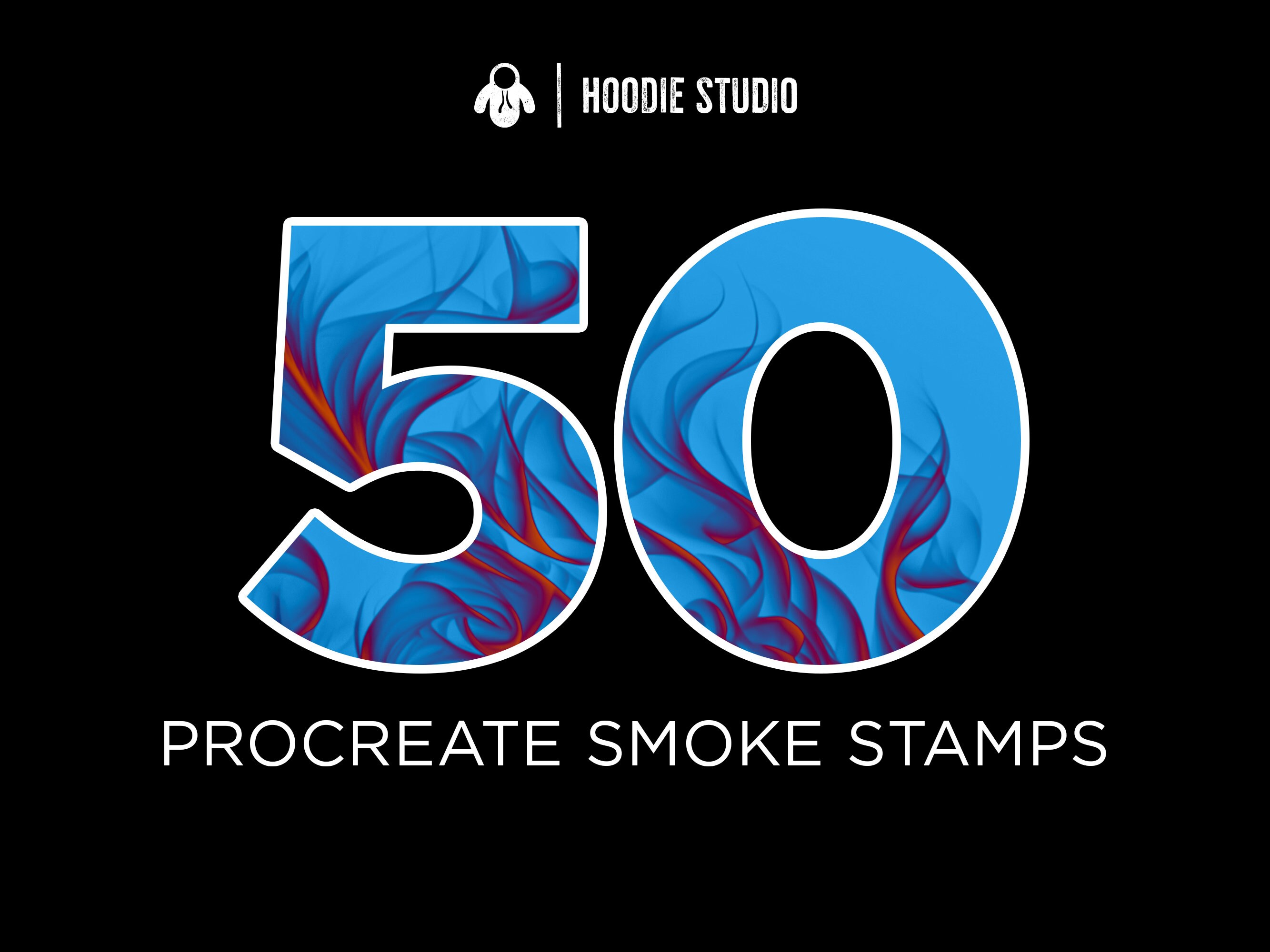 Smoke Stamp Brushes for Procreate - 50 Original High-res Stamp Brushes ...