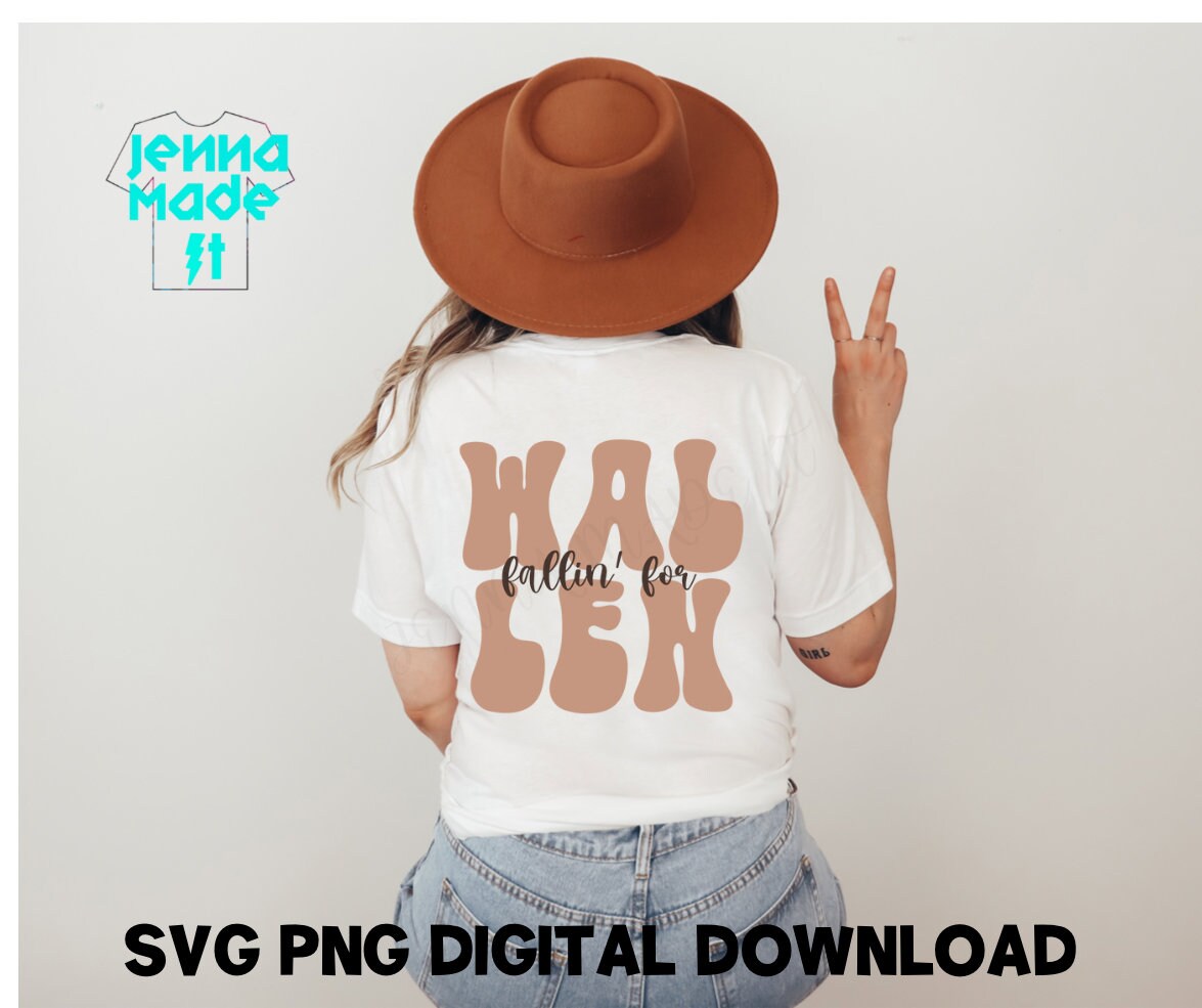 Wallen SVG Sublimation PNG File Fallin for Wallen Western Svg-trendy ...