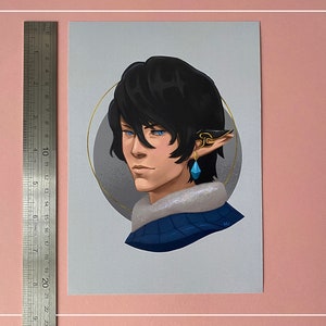 FFXIV Aymeric A5 Art Print - Etsy