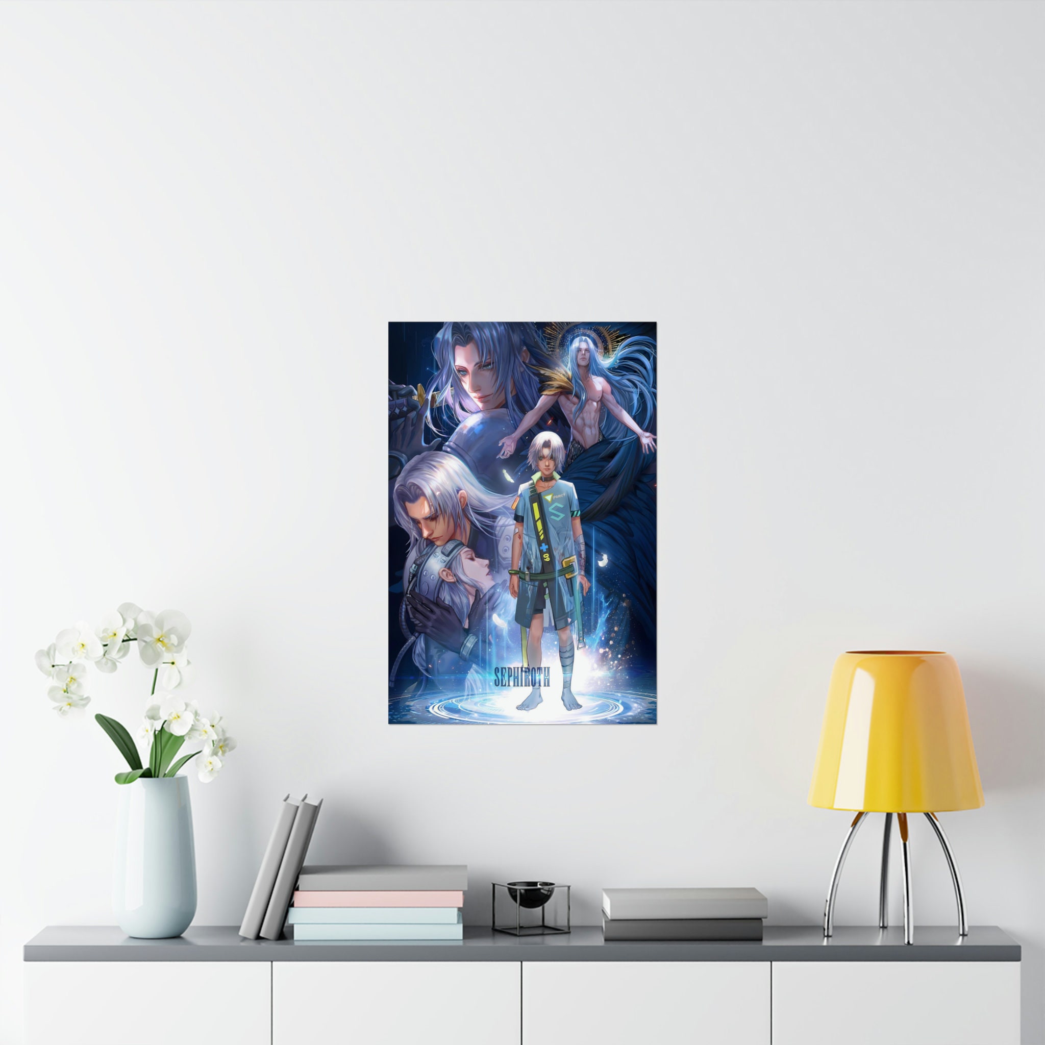 Sephiroth FF7 Manga Poster Anime Poster Wall Poster Printed Poster ...