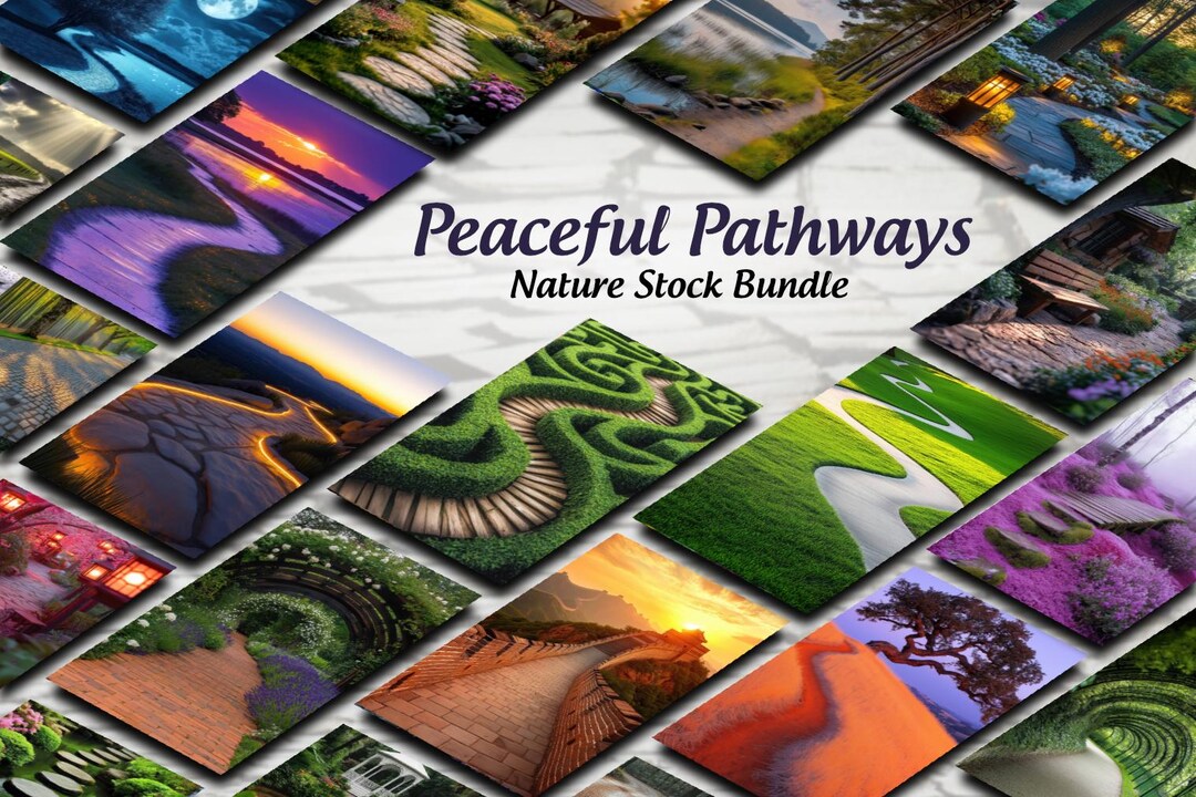 Peaceful Pathways Posters Photos Digital Download - Etsy