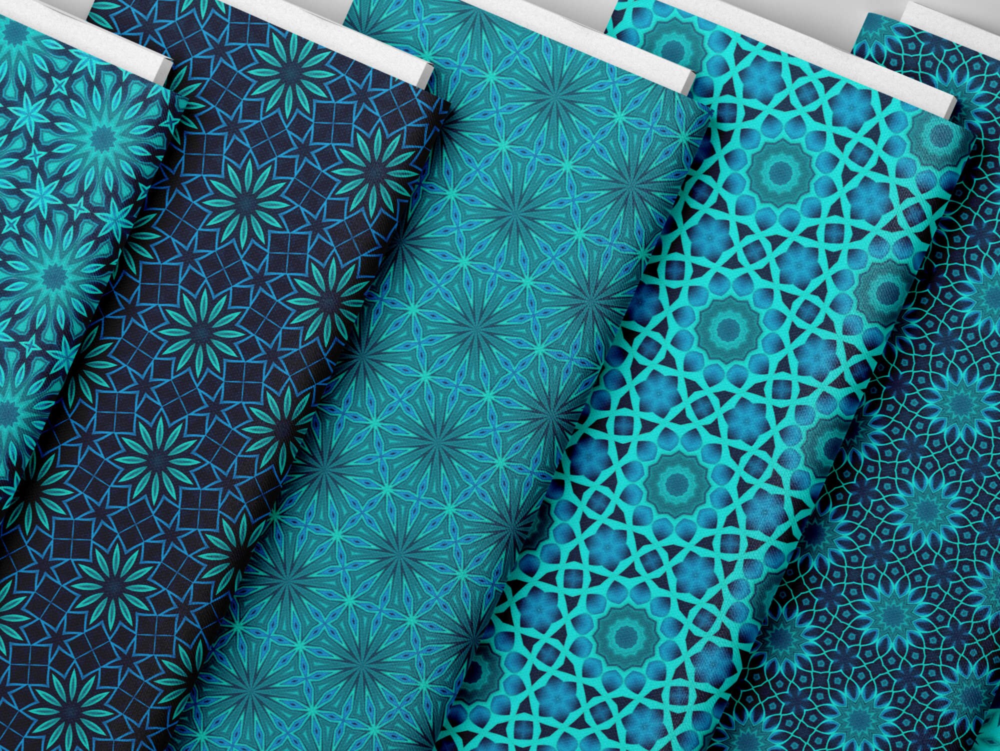 Sapphire Persian Star Surface Pattern Seamless Tile Digital Paper Wall ...
