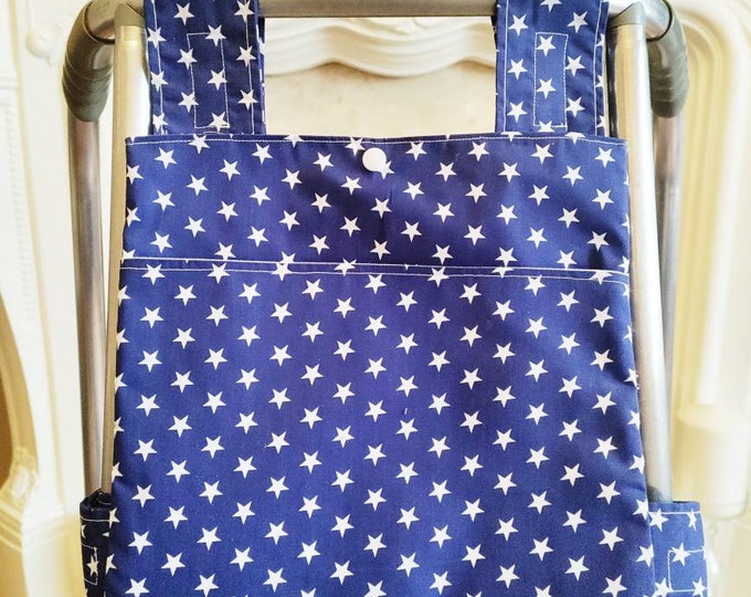 Blue Star Zimmer Frame Bag, Walking Frame Bag, Accessories, Walking Aid ...