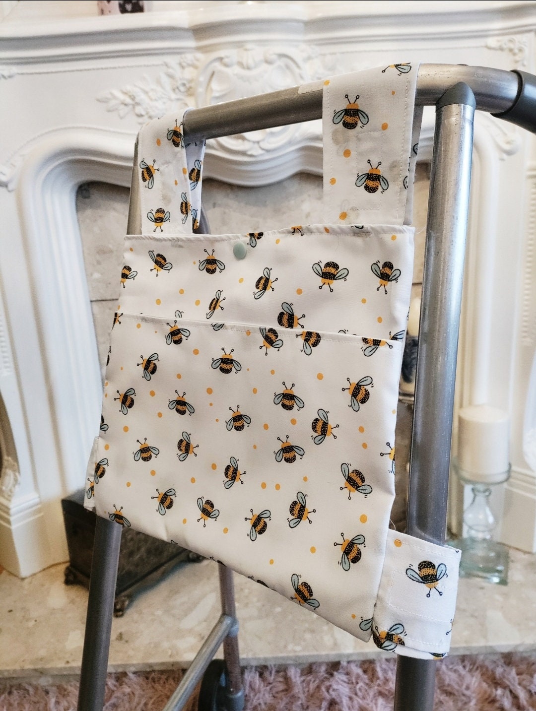 White Bee Zimmer Frame Bag, Walking Frame Bag, Accessories, Walking Aid ...
