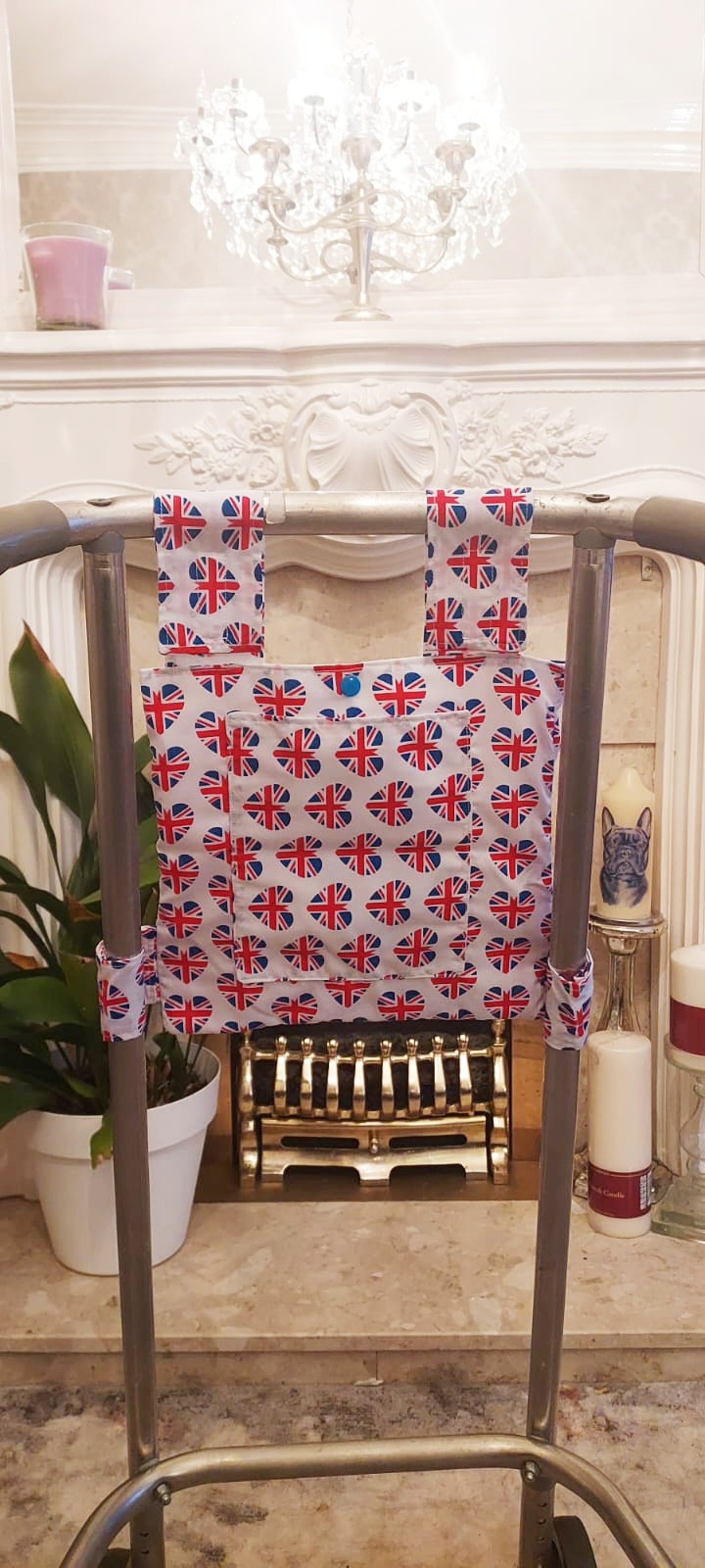 Heart Union Jack Zimmer Frame Bag, Walking Frame Bag, Accessories ...