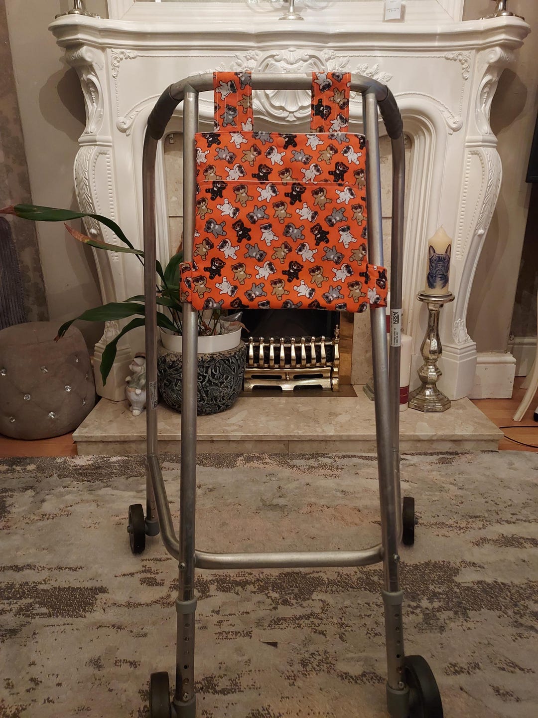 Orange Bear Zimmer Frame Bag, Walking Frame Bag, Accessories, Walking ...