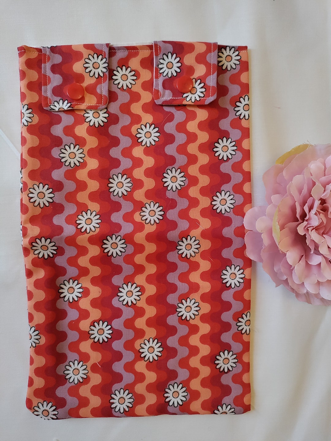 Retro Red Catheter Leg Bag Cover, Medical Bag Covers, Urology, Urine ...