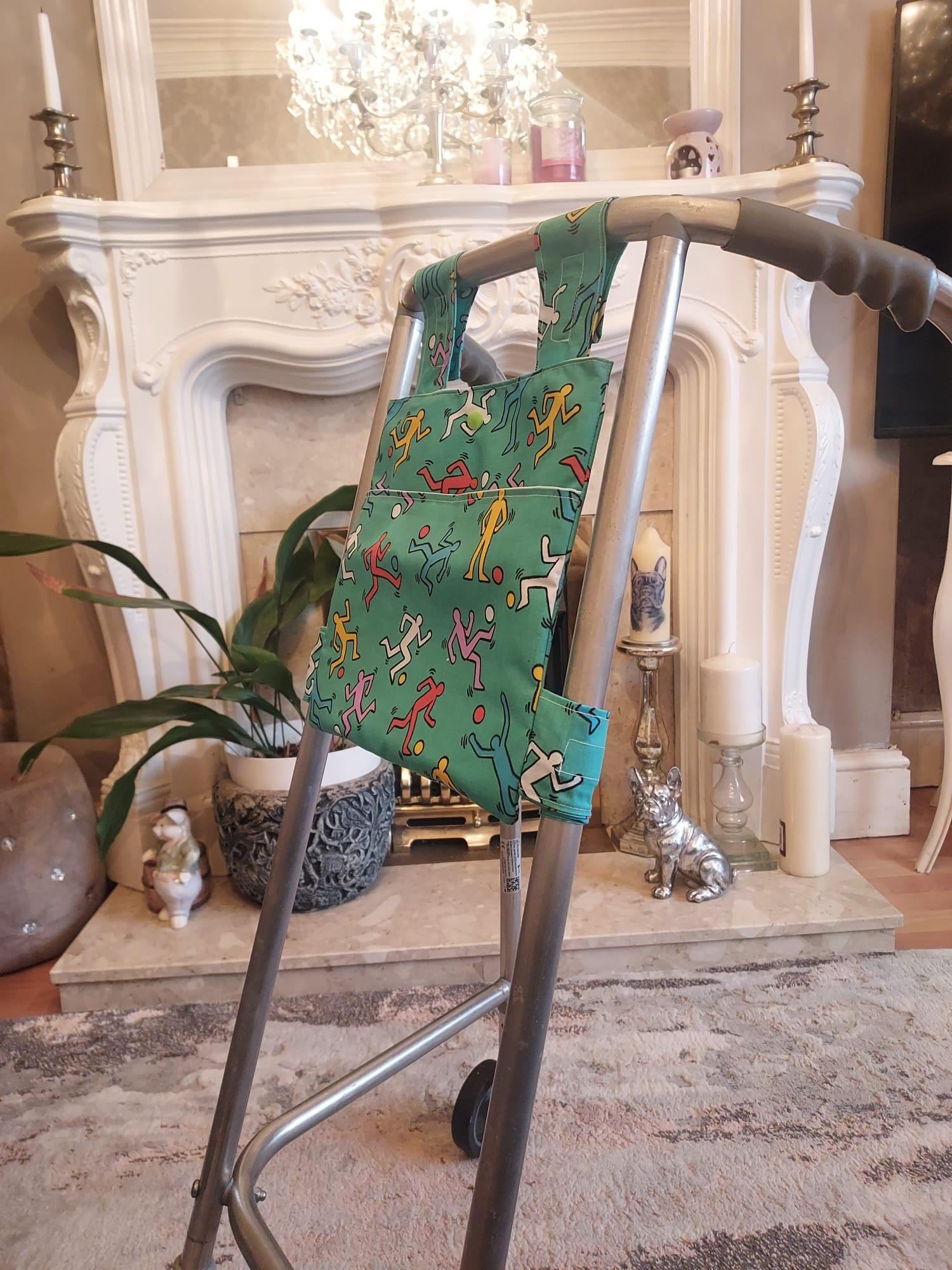 Football Zimmer Frame Bag, Walking Frame Bag, Accessories, Walking Aid ...