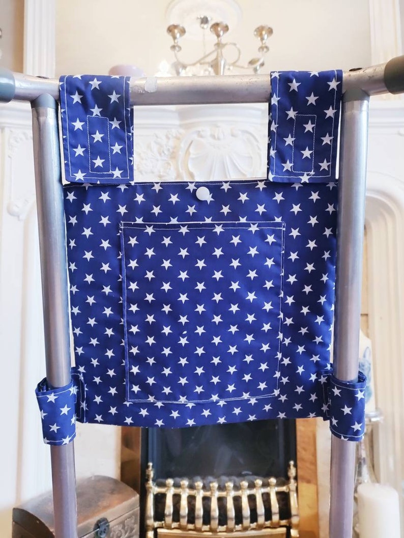 Blue Star Zimmer Frame Bag Walking Frame Bag Accessories - Etsy