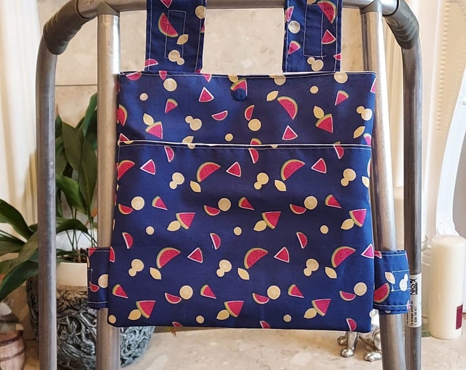 Fruit Zimmer Bag, Walking Frame Bag, Accessories, Walking Aid, Handmade ...