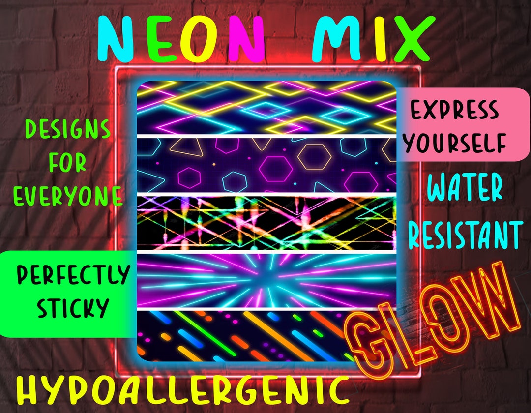 Neon Mix Tubie Tape, Ng Tube, Nj Tube, Oxygen Tube, Hypafix, Medical ...