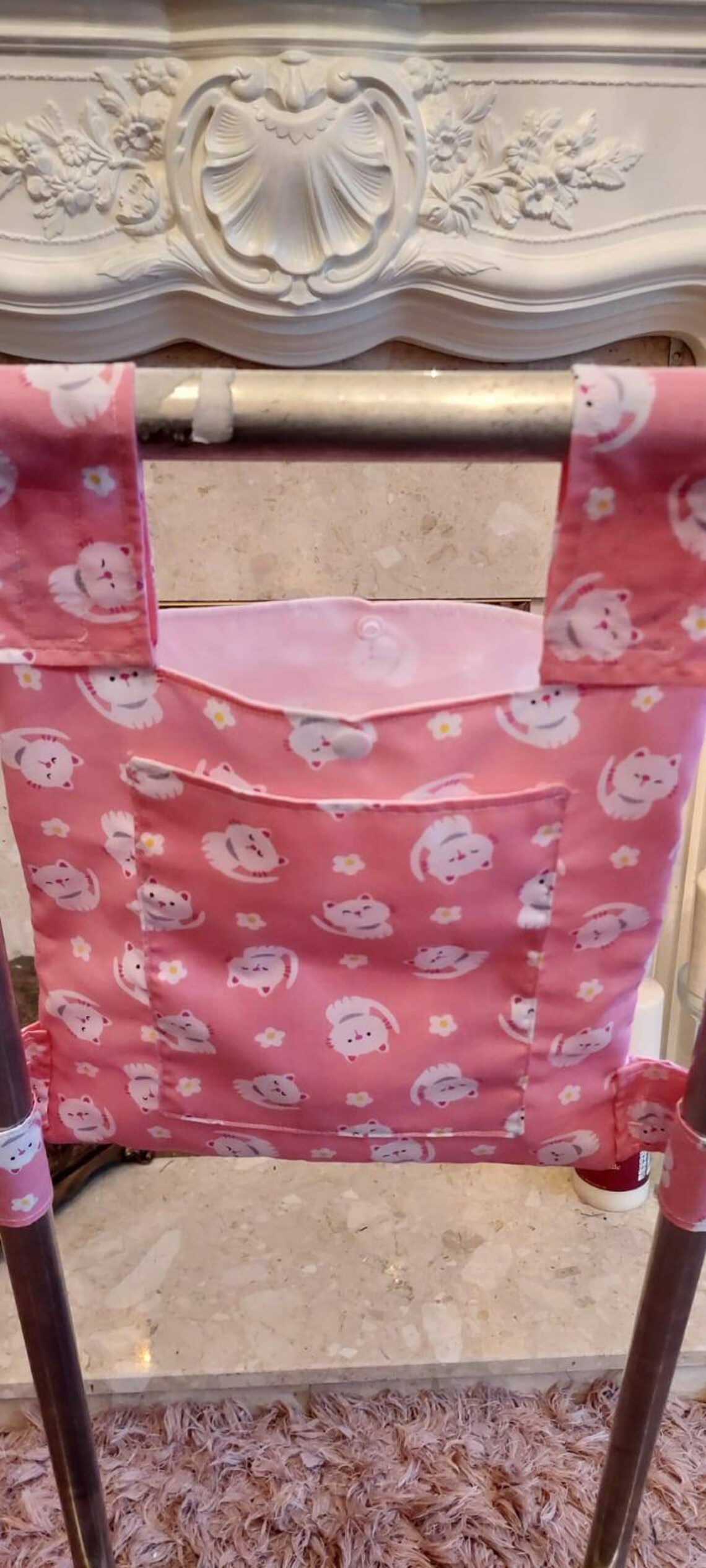 Pink Kitty Zimmer Frame Bag, Walking Frame Bag, Accessories, Walking ...