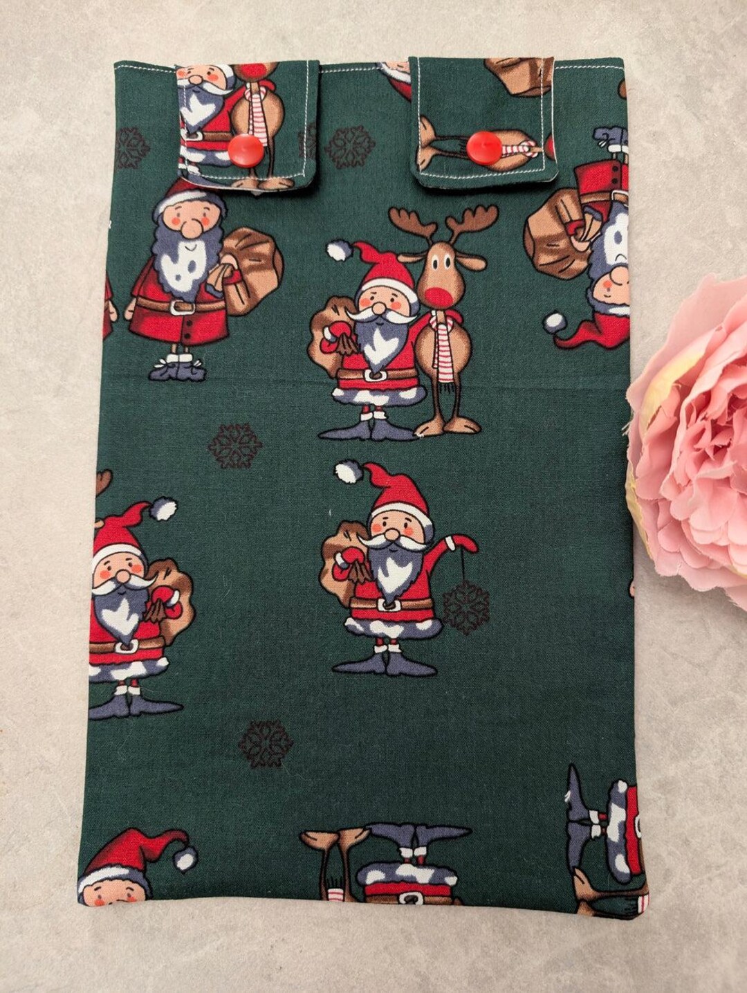 Santa Reindeer Catheter Leg Bag Cover, Medical Bag Covers, Urology ...