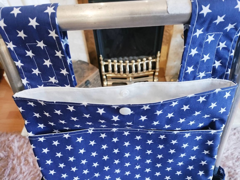 Blue Star Zimmer Frame Bag Walking Frame Bag Accessories - Etsy