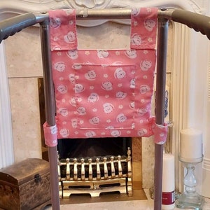 Pink Kitty Zimmer Frame Bag, Walking Frame Bag, Accessories, Walking ...