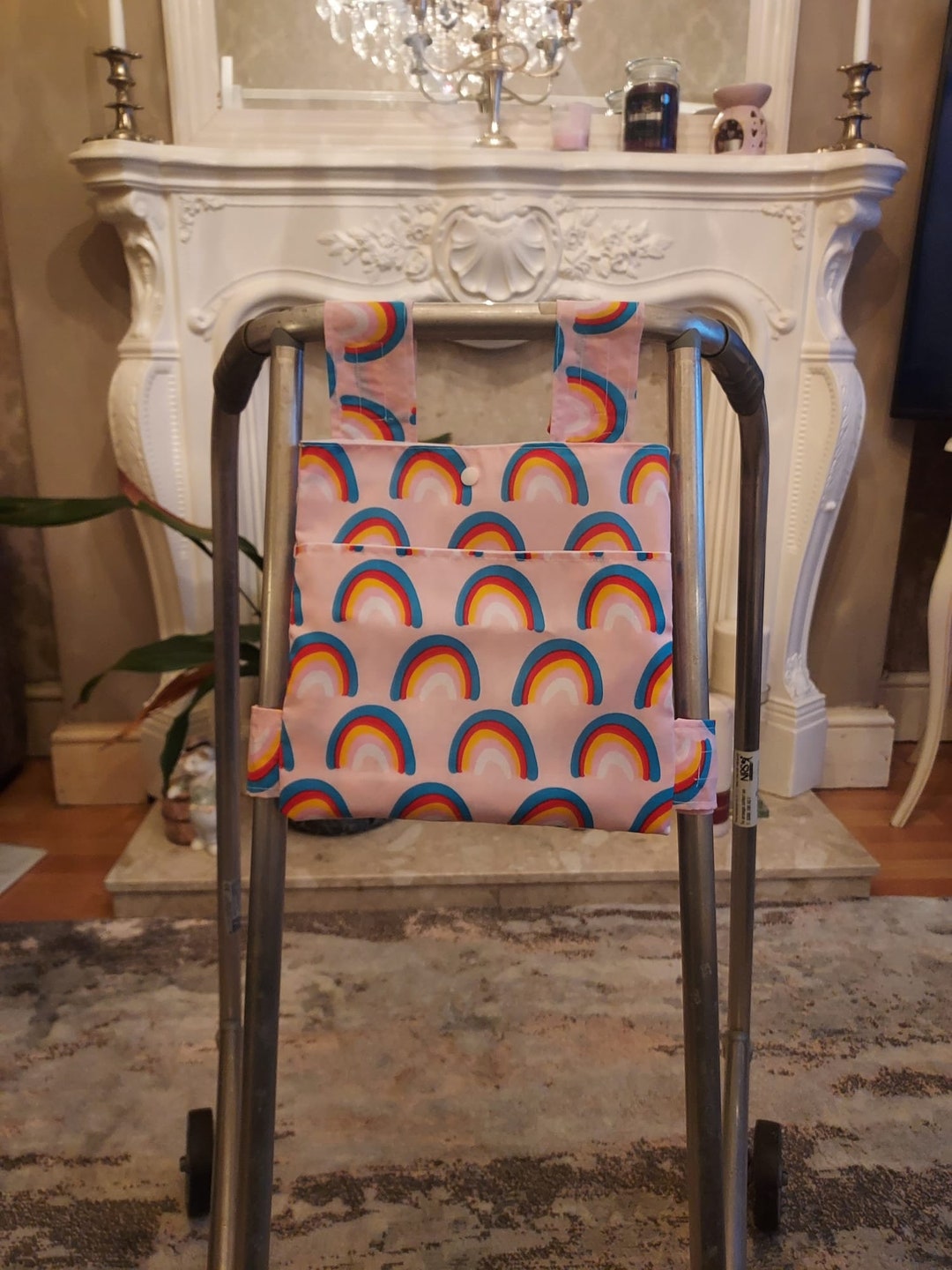Rainbow Zimmer Frame Bag, Walking Frame Bag, Accessories, Walking Aid ...