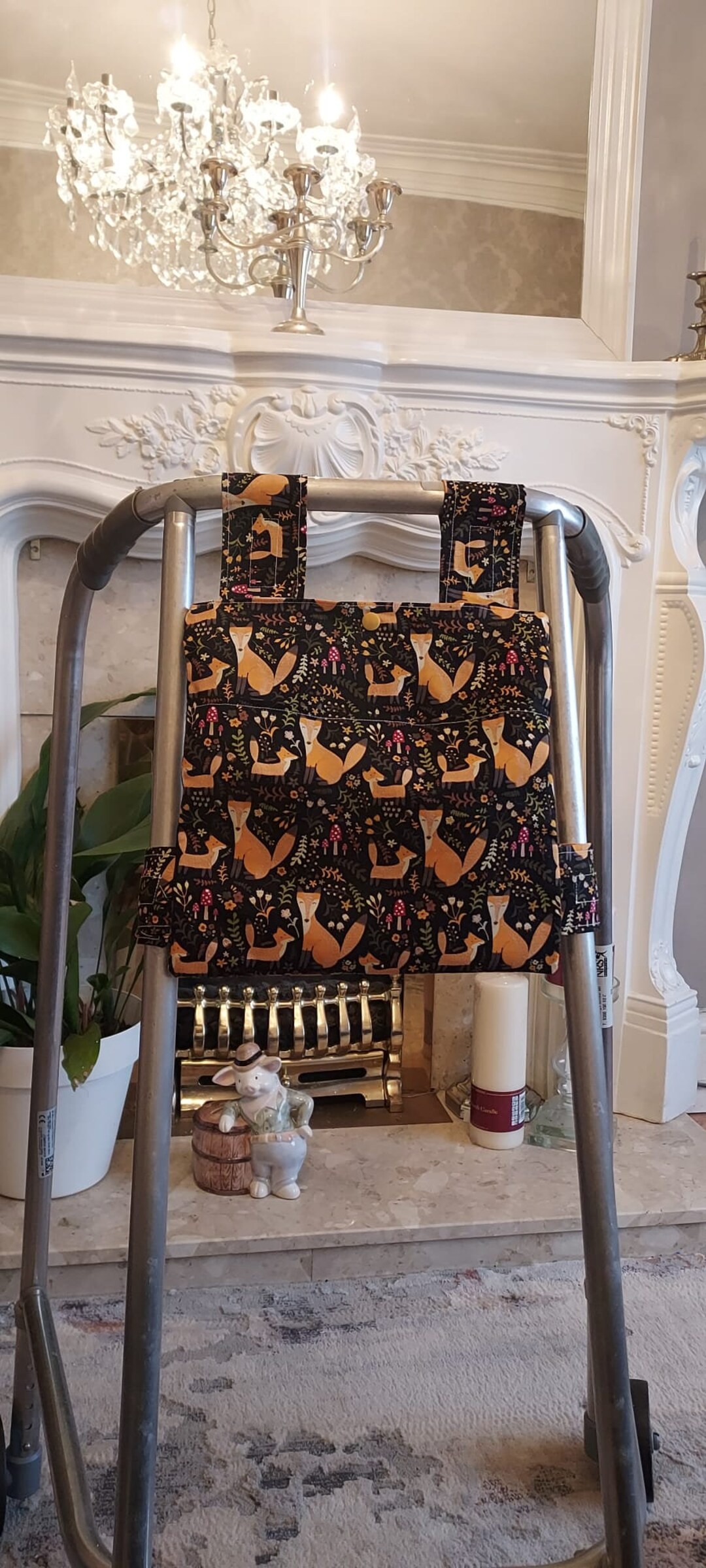 Woodland Fox Zimmer Frame Bag Walking Frame Bag Accessories - Etsy