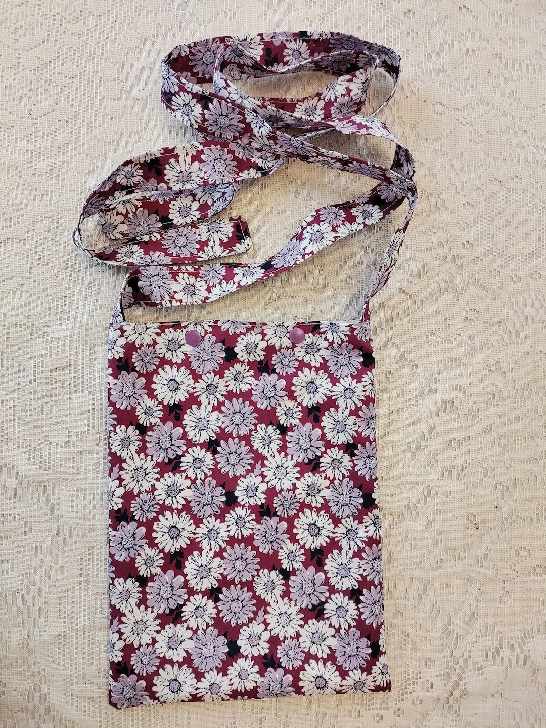 Purple Floral Syringe Driver Bag, Medical Bag, Feeding Tube, Medical ...