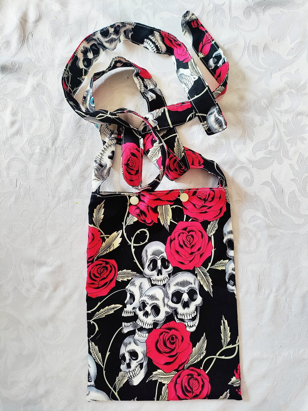 Rose Skull Syringe Driver Bag Medical Bag Feeding Tube - Etsy