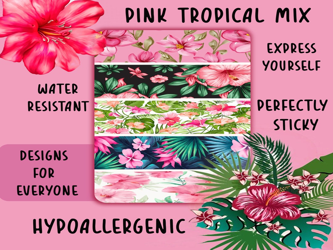Pink Tropical Mix Tape, Ng Tube, Nj Tube, Oxygen Tube, Hypafix, Medical ...
