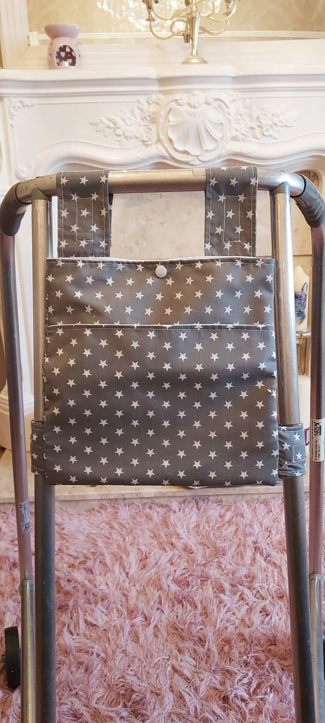 Grey Star Zimmer Frame Bag, Walking Frame Bag, Accessories, Walking Aid ...
