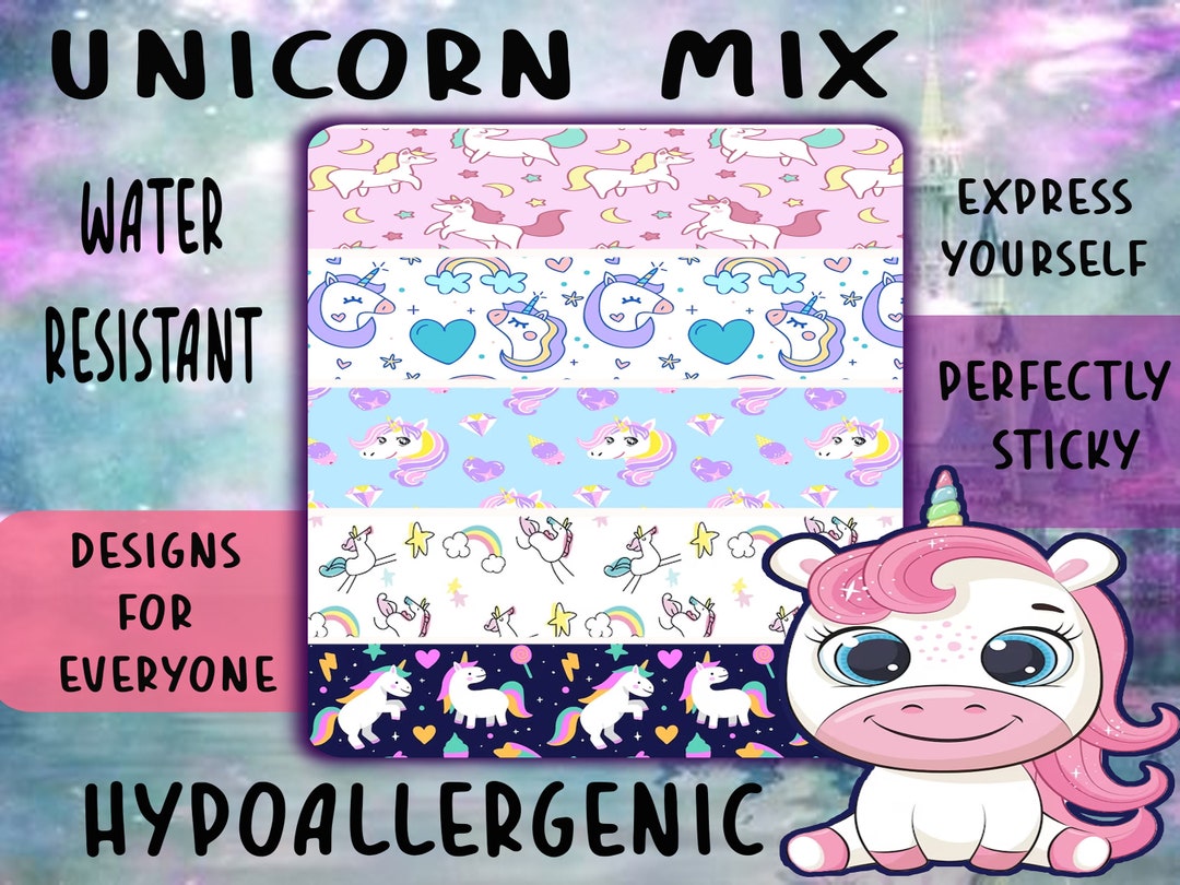 Unicorn Mix Tubie Tape, Ng Tube, Nj Tube, Oxygen Tube, Hypafix, Medical ...