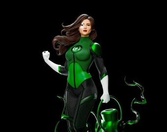 Green Lantern Jessica Cruz Stl Digital - Etsy
