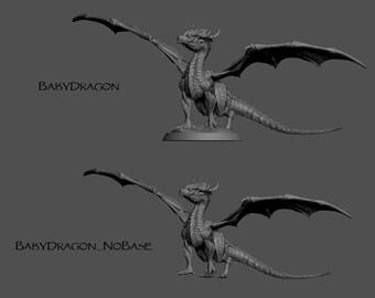 Baby Dragon Stl - Etsy