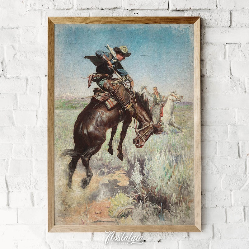 Vintage Rodeo Poster - Etsy