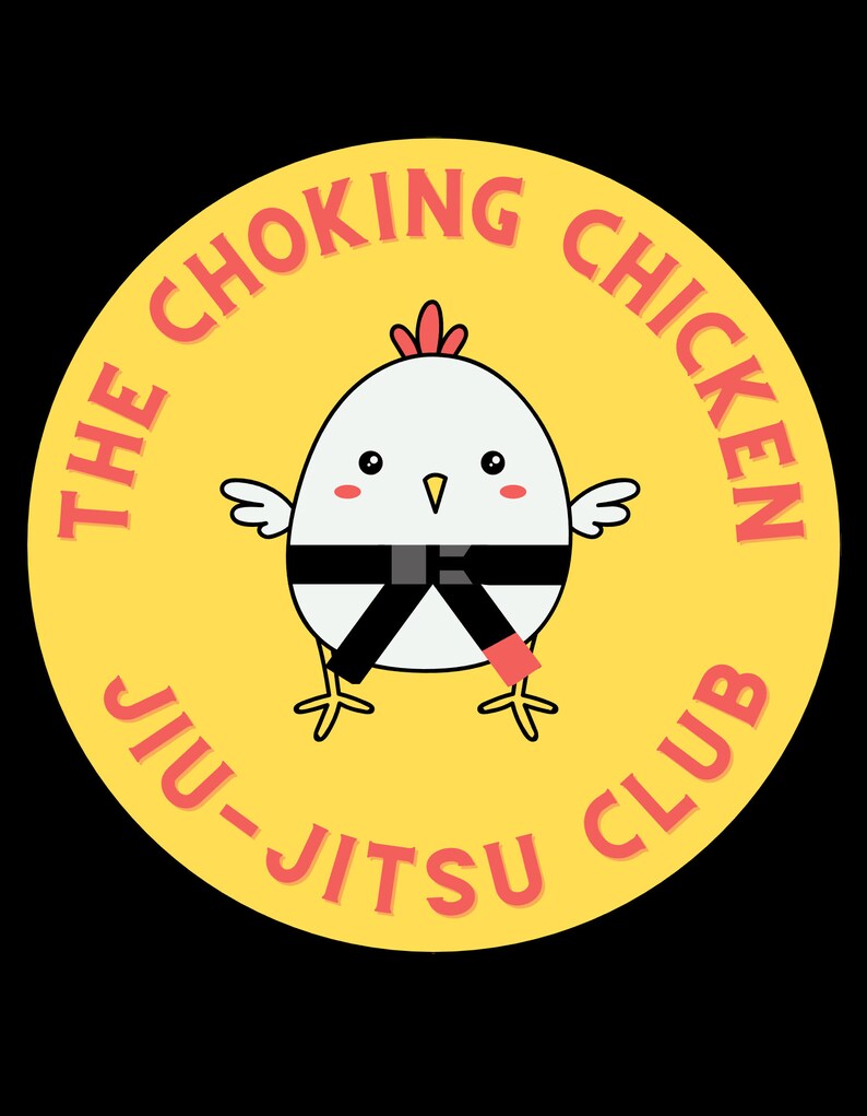Hilarious Choking Chicken Jiu Jitsu SVG; Funny BJJ Gift - Etsy