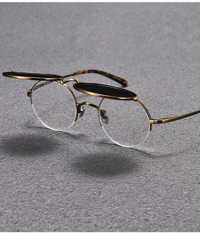 Ultra Light Pure Titanium Glasses Frames Vintage Eyeglasses Sunglasses