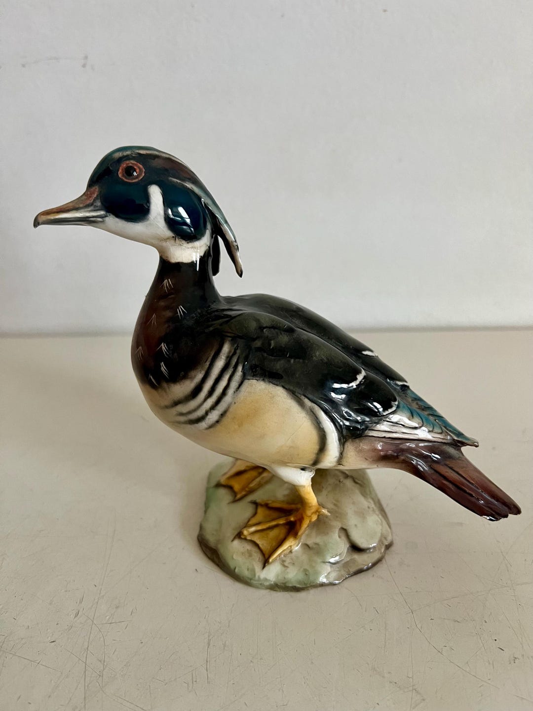 TAY Italy Porcelain Figurine of A Duck by Giuseppe Tagliariol VGC! - Etsy