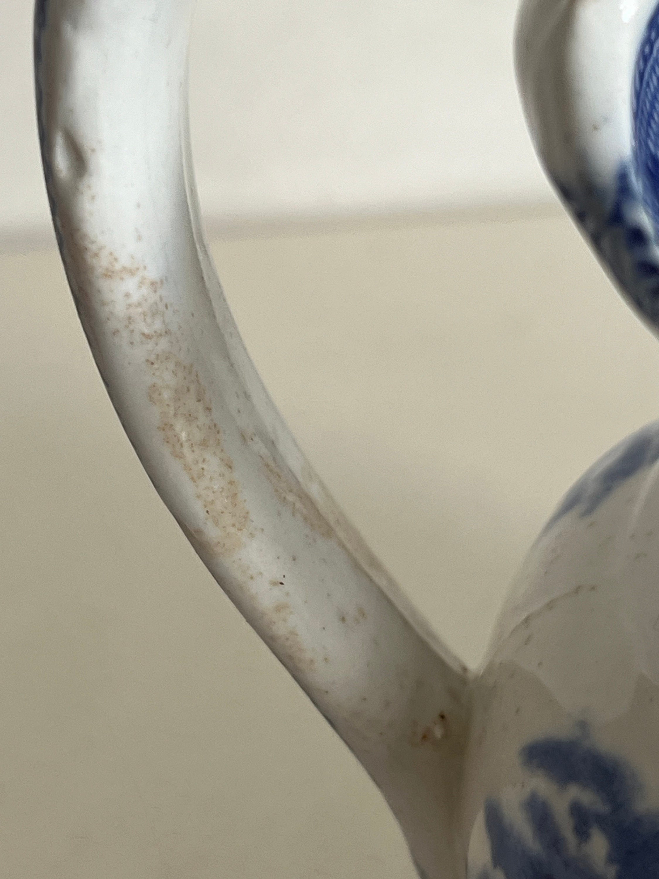Antique Cauldon England Blue & White Transferware Jug Pitcher Chariot ...
