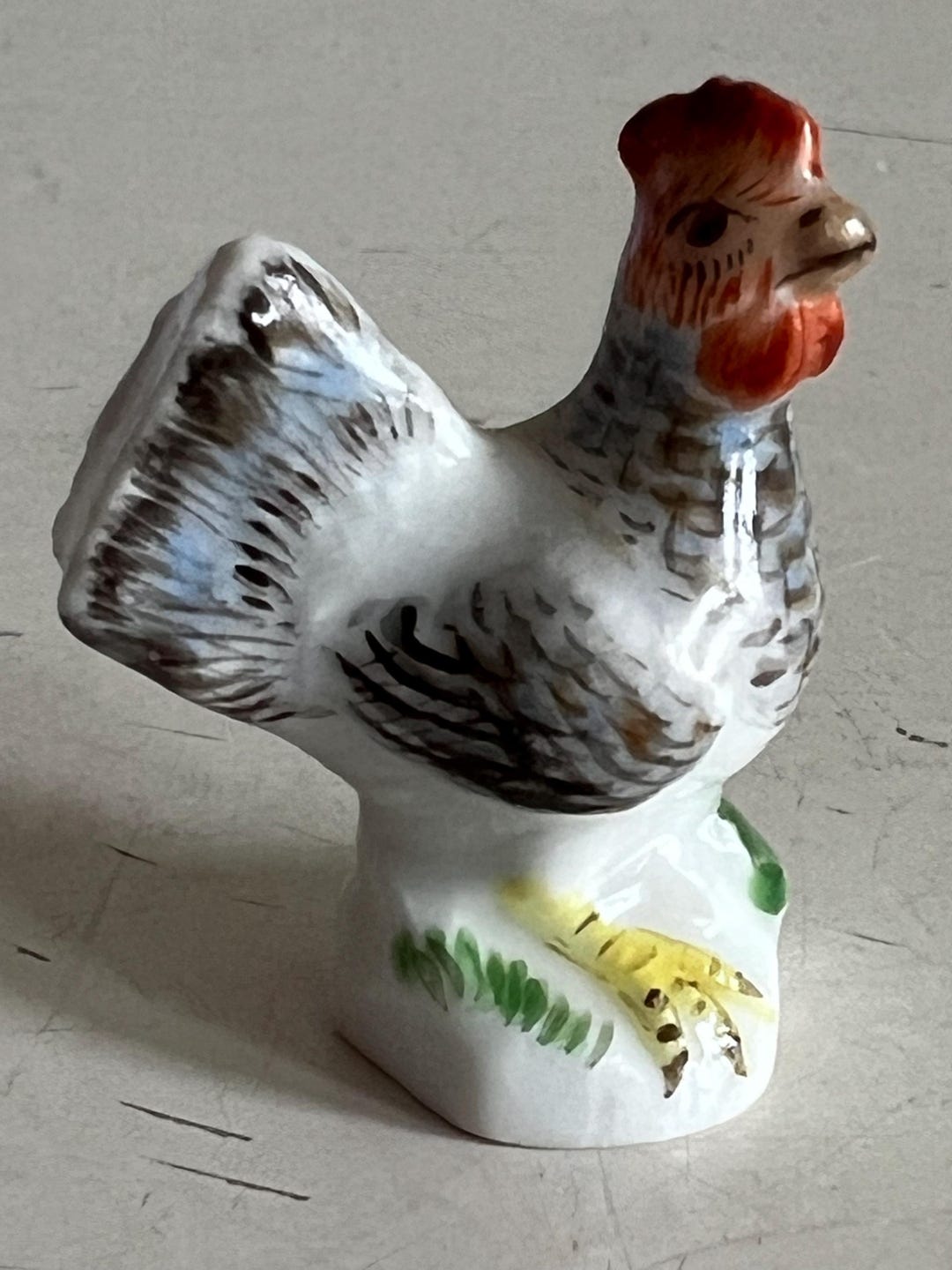 Meissen Porcelain Miniature Chicken Rooster Bird Figurine VGC - Etsy