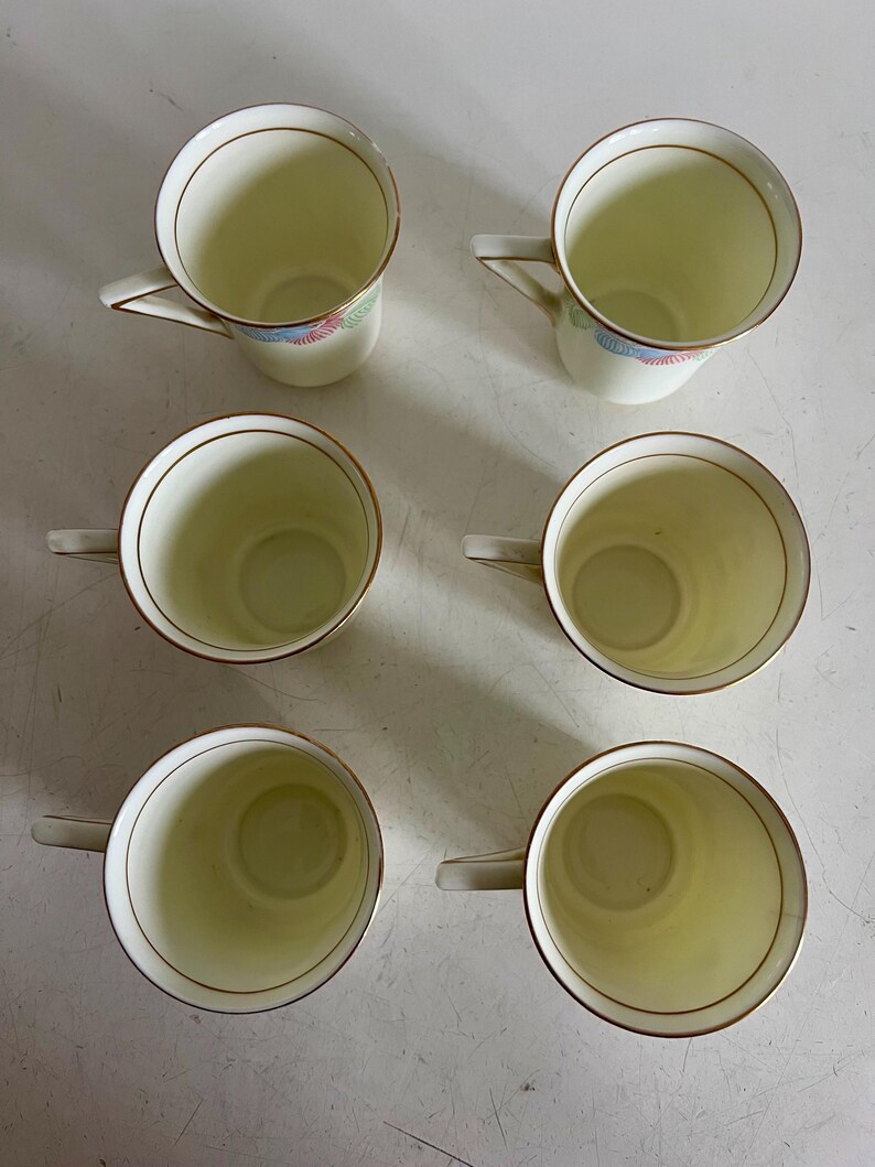 Royal Doulton Art Deco Coffee Set Nerissa Pattern Pastels 1930’s VGC! - Etsy