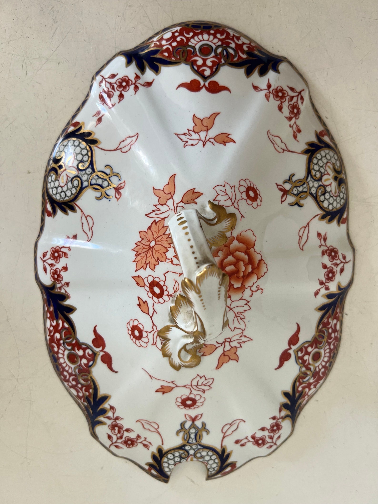Antique Royal Crown Derby Kings Pattern Large Tureen & Lid Imari VGC ...