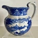 Antique Cauldon England Blue & White Transferware Jug Pitcher Chariot ...
