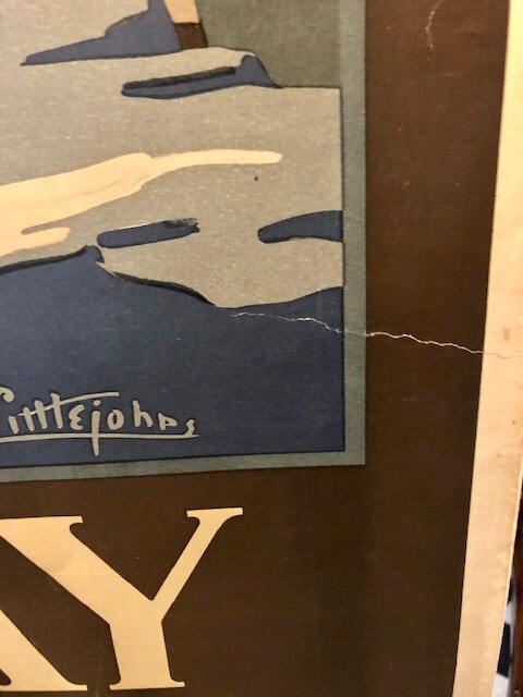 LNER Railway Original Poster Whitley Bay by John Littlejohns 1929 ...