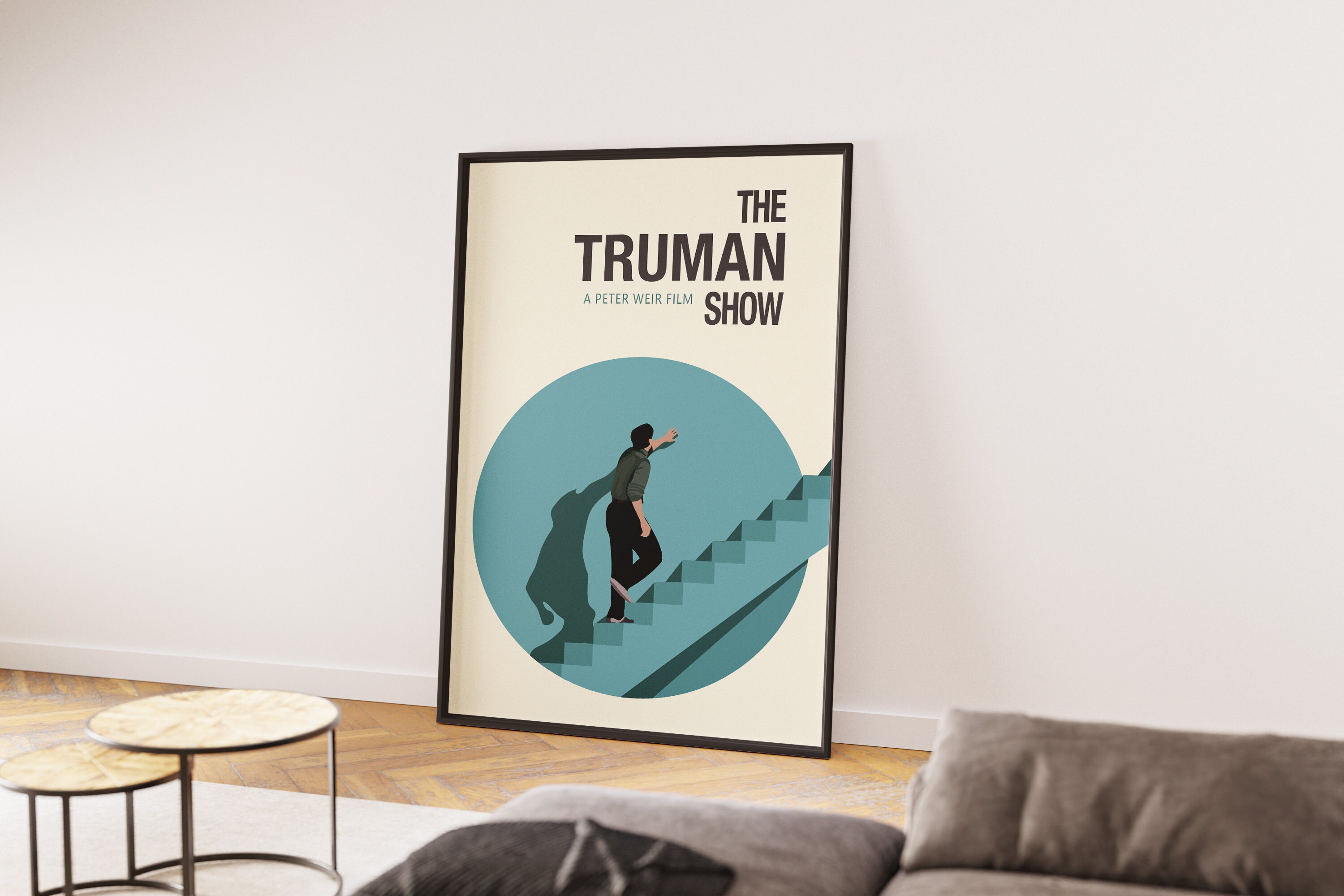 The Truman Show Poster Print, Film Gift Idea, Home Decor Wall Art ...