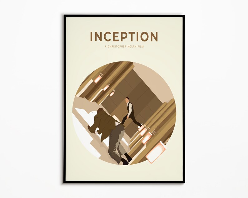 Inception Movie Poster, Christopher Nolan Film, Printable Wall Art ...