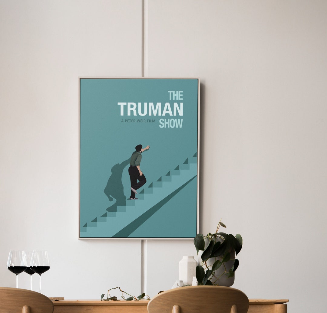 The Truman Show Poster Print, Film Gift Idea, Home Decor Wall Art ...