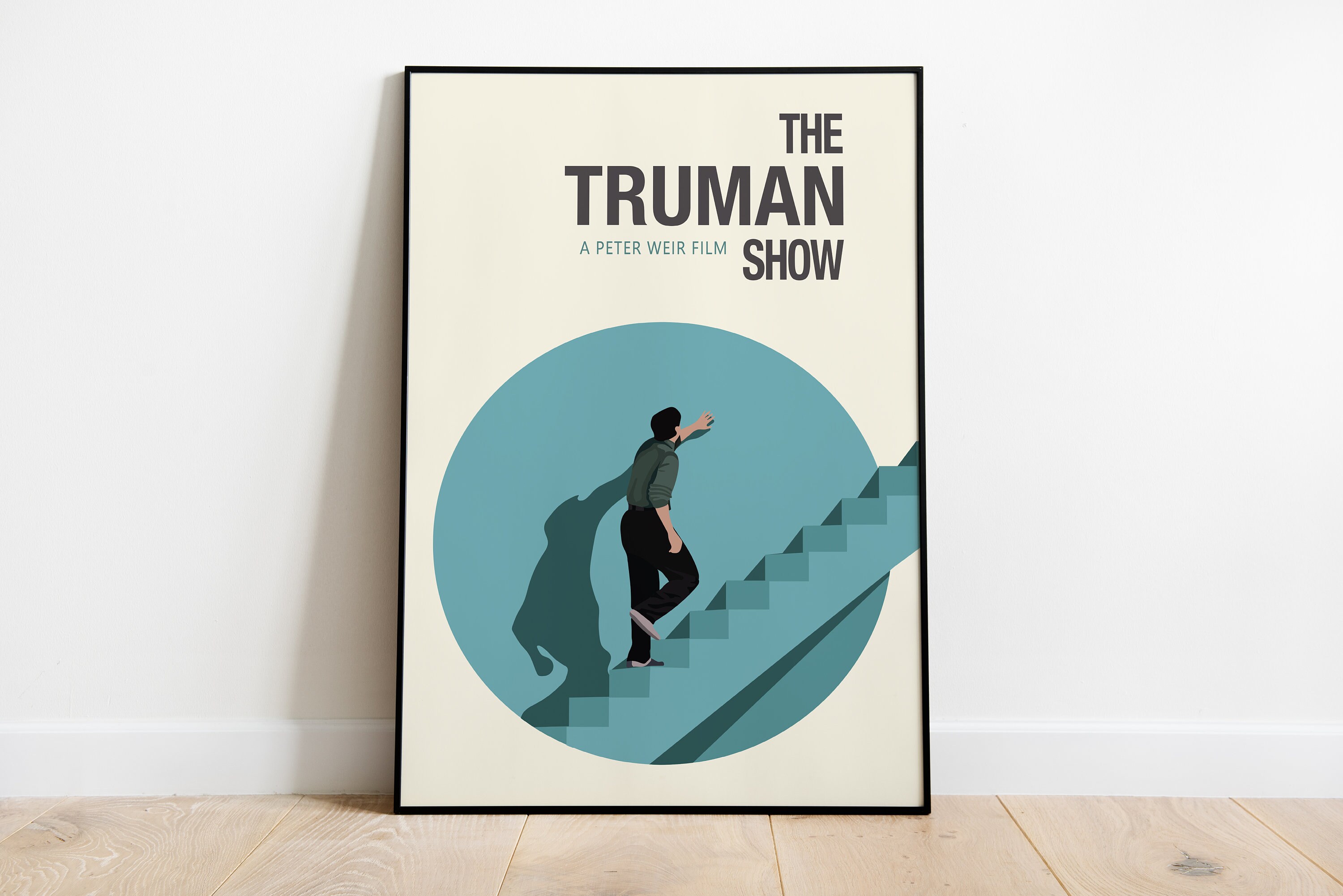 The Truman Show Poster Print, Film Gift Idea, Home Decor Wall Art ...