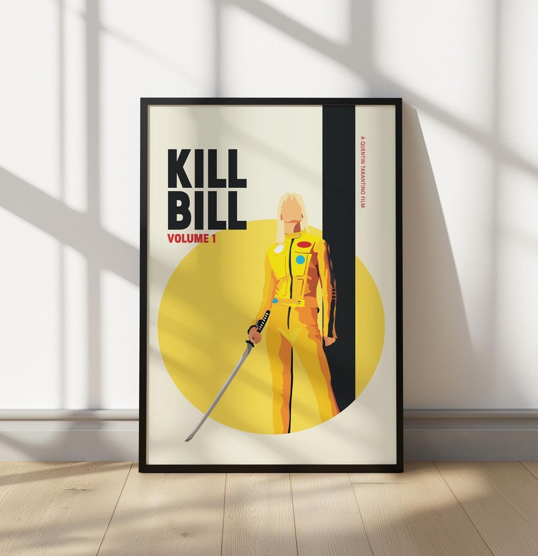 Kill Bill Volume 1 Poster, Quentin Tarantino Home Decor Gift, Digital ...