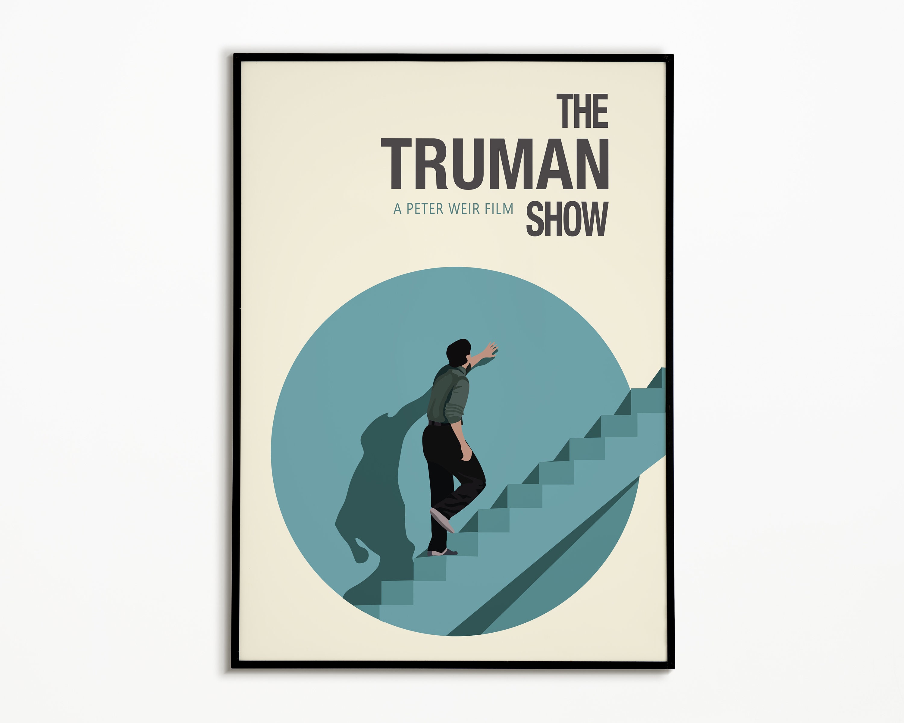 The Truman Show Poster Print, Film Gift Idea, Home Decor Wall Art ...
