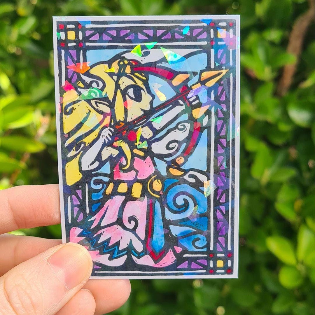 Sparkly Fridge Magnet Legend of Zelda Princess Zelda - Etsy