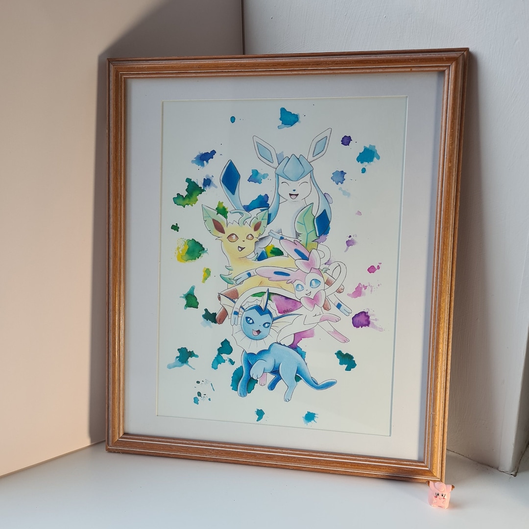 Eevee Evolutions A4 Art Print - Etsy