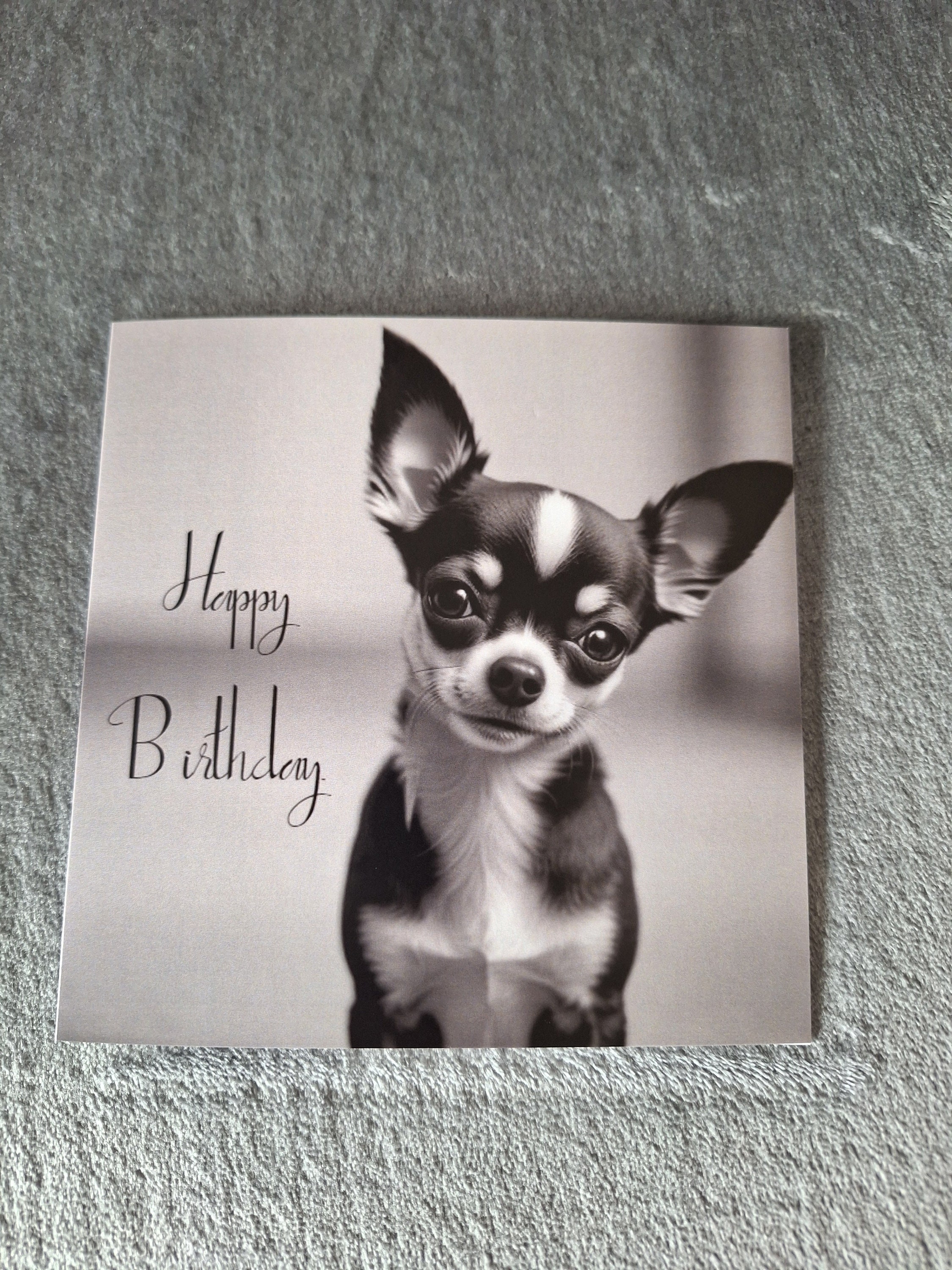 Chihuahua Birthday Greeting Card - Etsy