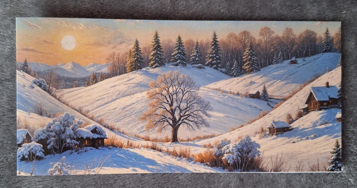 Sycamore Gap Inspired Christmas Card - Etsy