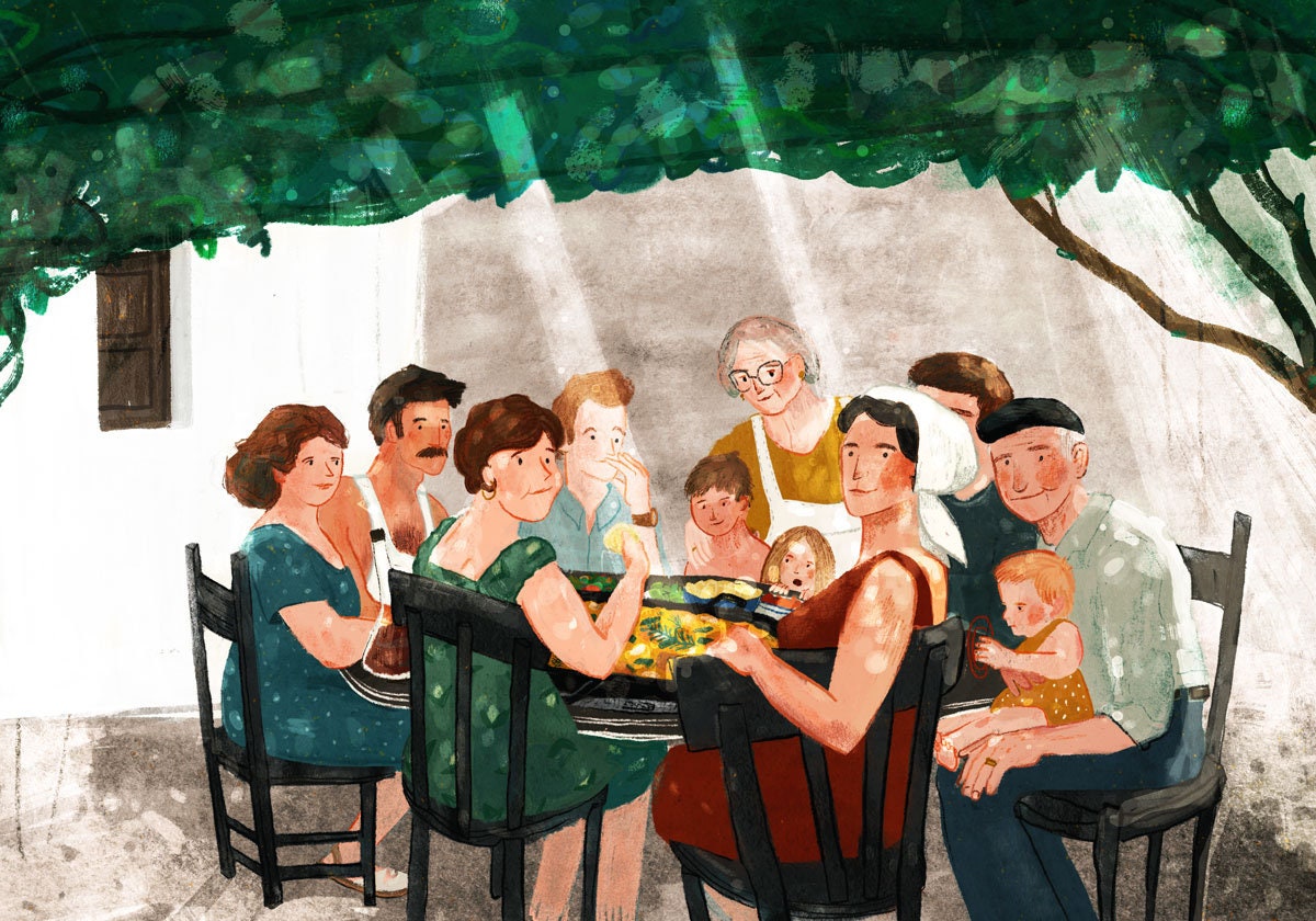 Traditional Spanish Family